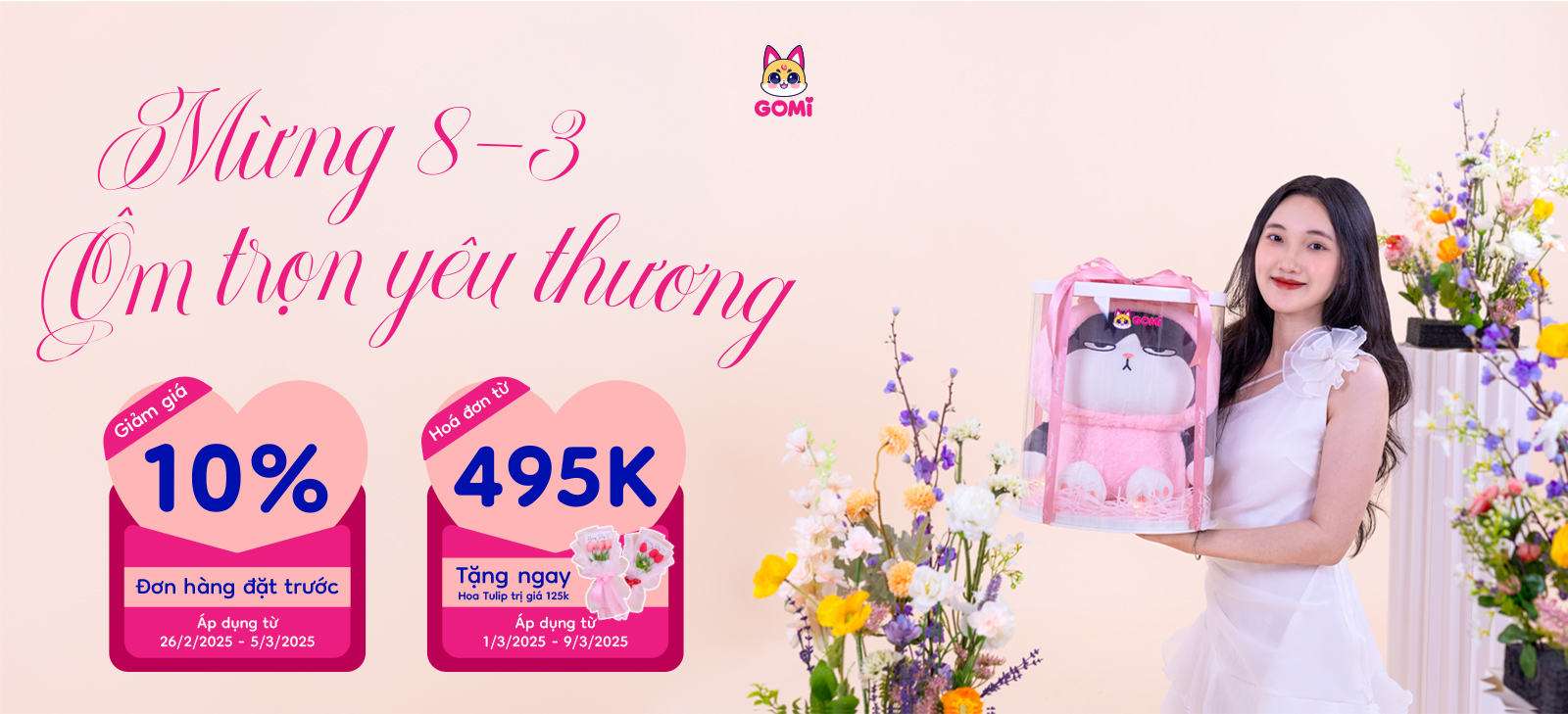 Gomi - Gấu bông cao cấp, quà tặng yêu thương đầy ý nghĩa