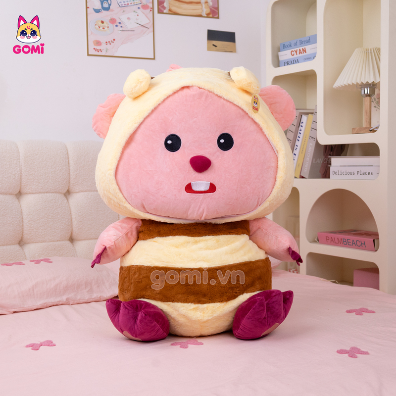 Gấu Bông Loopy Cosplay Ong Vàng